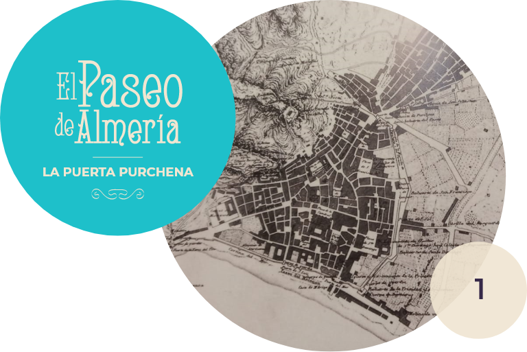 La Puerta de Purchena, el punto de partida del Paseo. Turismo de Almería