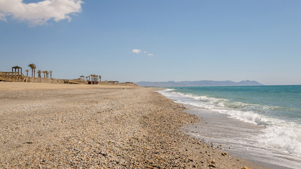 Playa de El Toyo - Playa de Almería cerca de Cabo de Gata