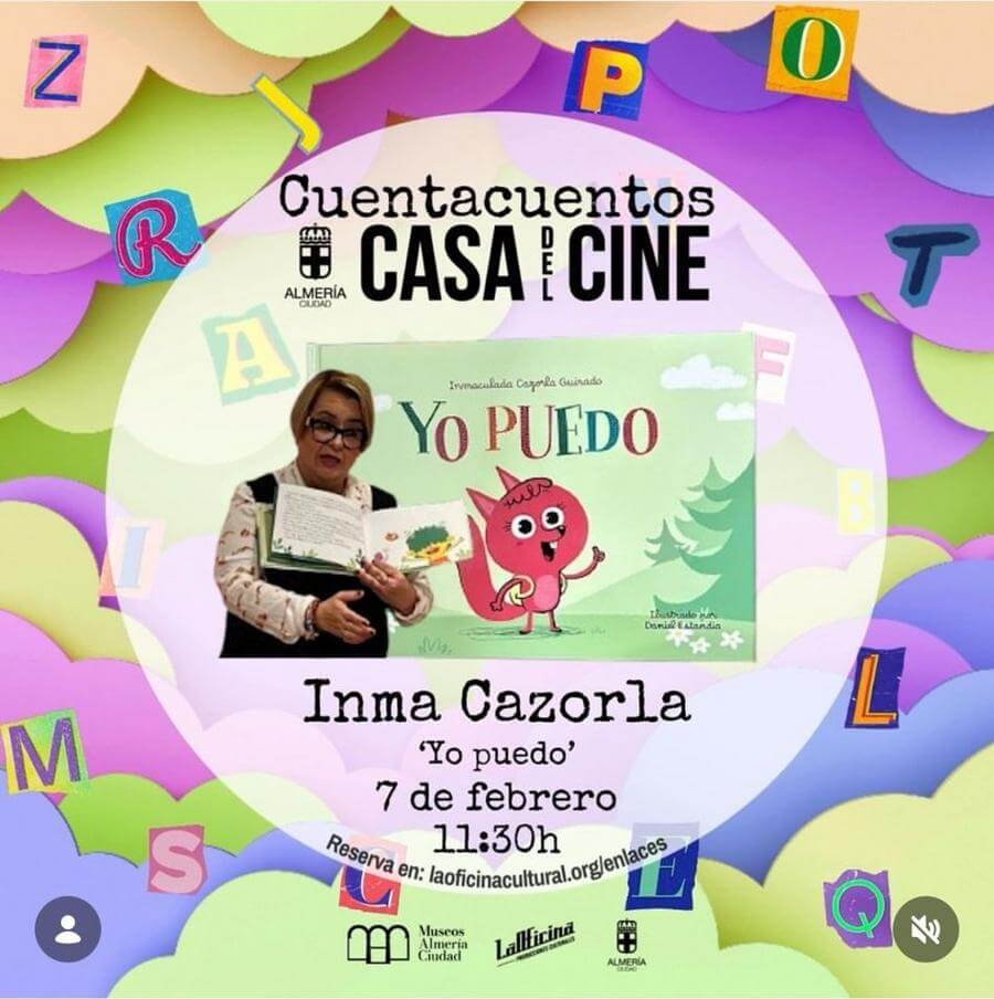 Cuentacuentos 'Yo puedo' con Inma Cazorla - Turismo de Almería 2026